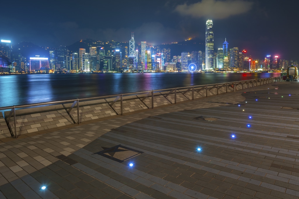 Tsim Sha Tsui Promenade in Hongkong
